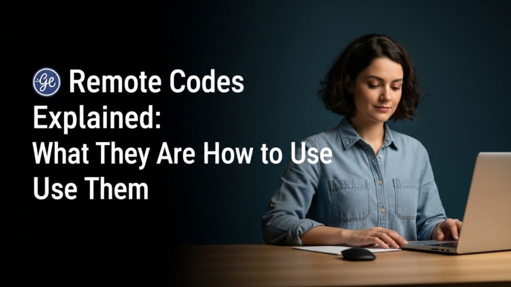 Ge remote codes Explained: What They Are and How to Use Them